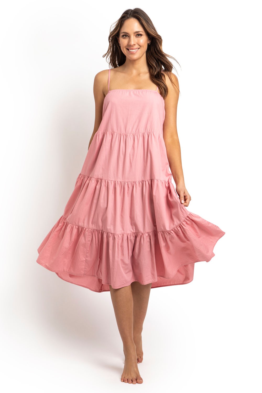 Sunseeker Vacay Shoe String Maxi Flamingo