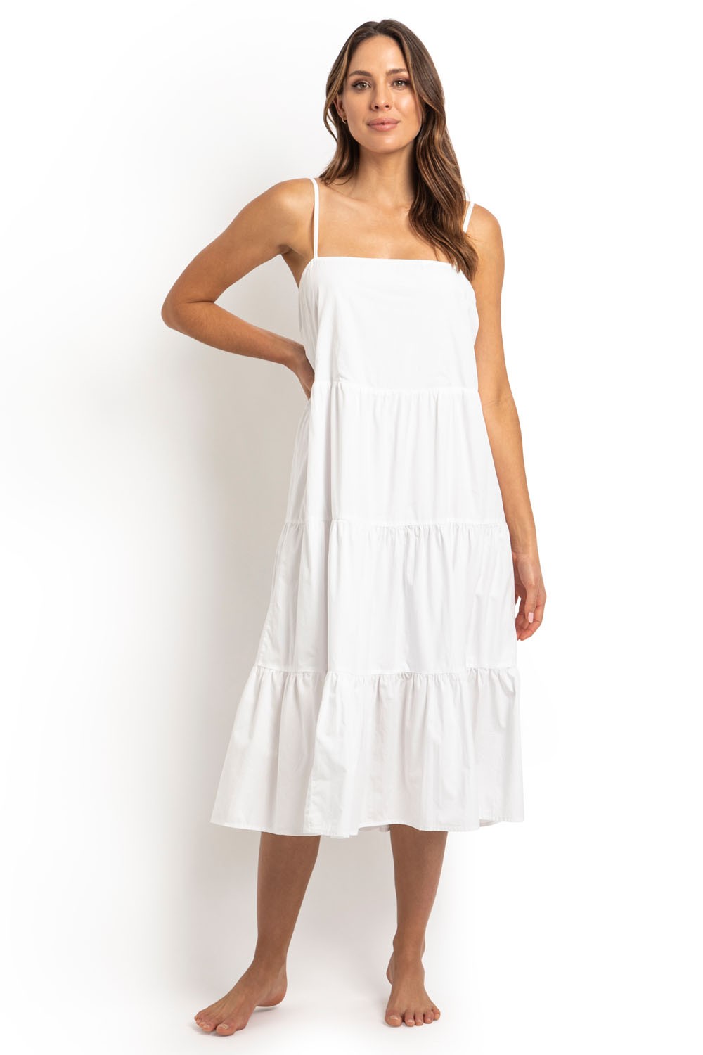 Sunseeker Vacay Shoe String Maxi White