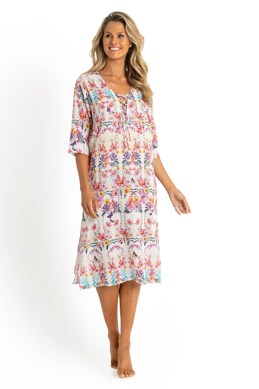 Sunseeker Victoria Beach Smock White