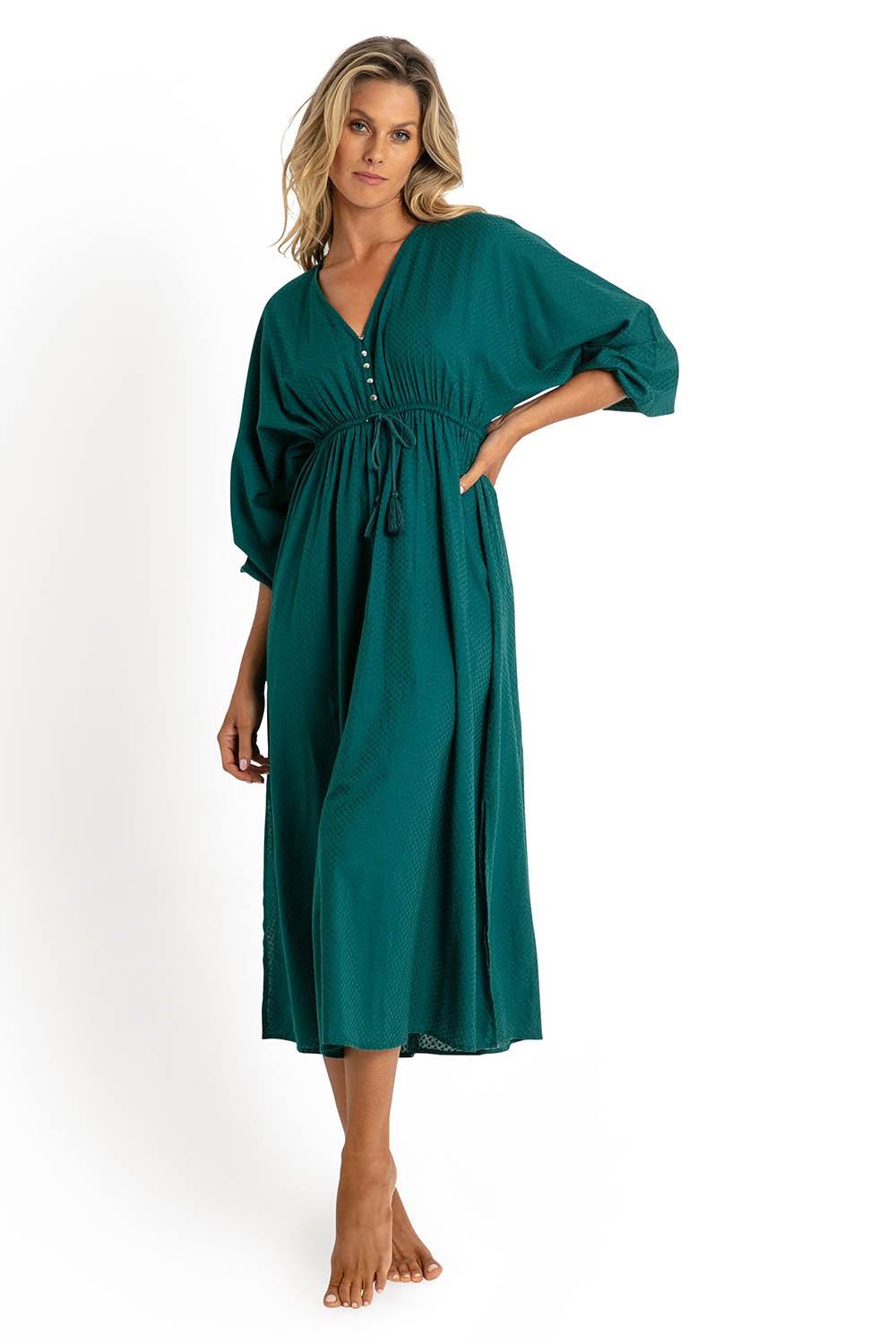 Sunseeker Coachella Sundae Dress Emerald